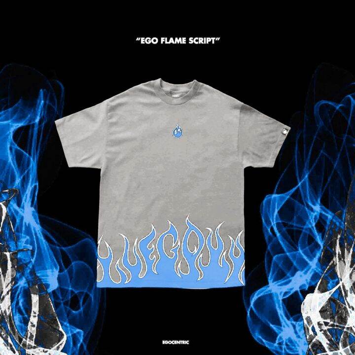 EGOCENTRIC FLAME SCRIPT "GRAY" | Lazada PH