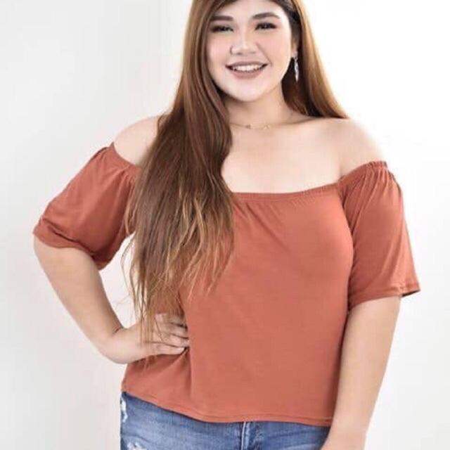 Kristine Plus Size Off Shoulder Top | Lazada PH