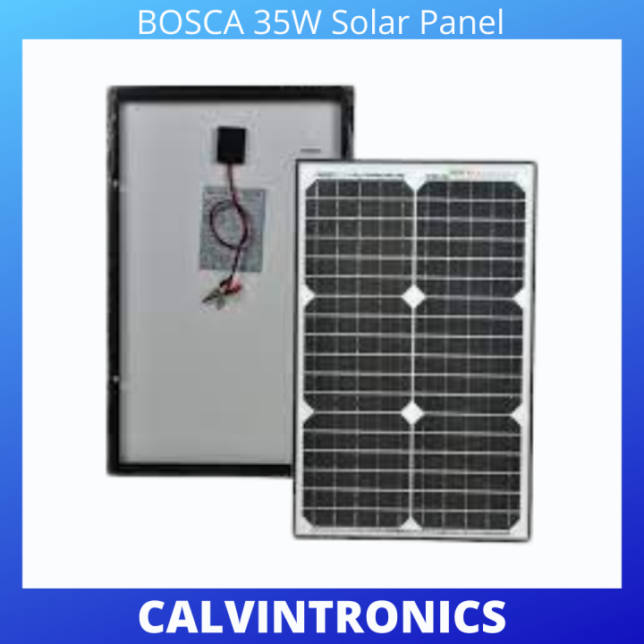 BOSCA 35W Solar Panel Mono 35 Watt 12 Volt Pv Solar Module Solar Cell ...