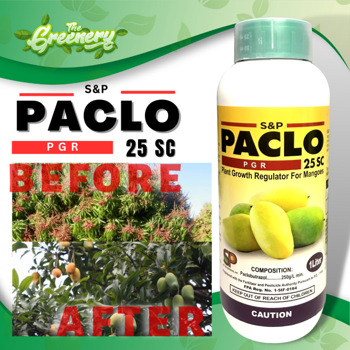 PACLO 25SC 1 LITER PLANT GROWTH REGULATOR FOR MANGO BY: S&P ENTER ...