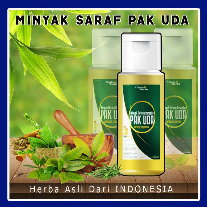 MINYAK SARAF, SAKIT&LUTUT DAN AROMATHERAPY PAK UDA MASSAGE OIL | Lazada