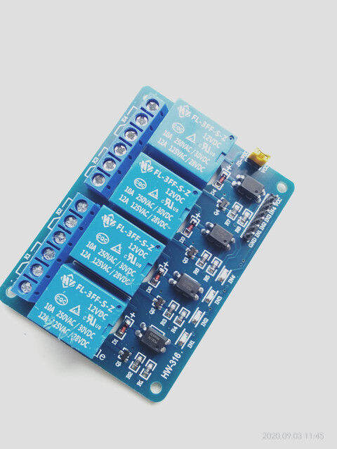 [REL-9013] RELAY 4 CHANNEL MODULE 12V CONTROL BOARD WITH OPTOCOUPLER ...