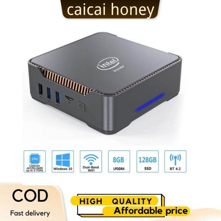Mini PC GK3V Intel Celeron J4125 Quad Core DDR4 8GB 128GB 8GB 256GB ...
