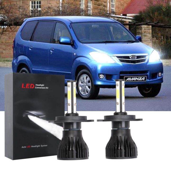 สำหรับ Toyota Avanza (F600) 2003-2011- 2Pc ไฟหน้ารถมอเตอร์ไซค์แบบ LED ...