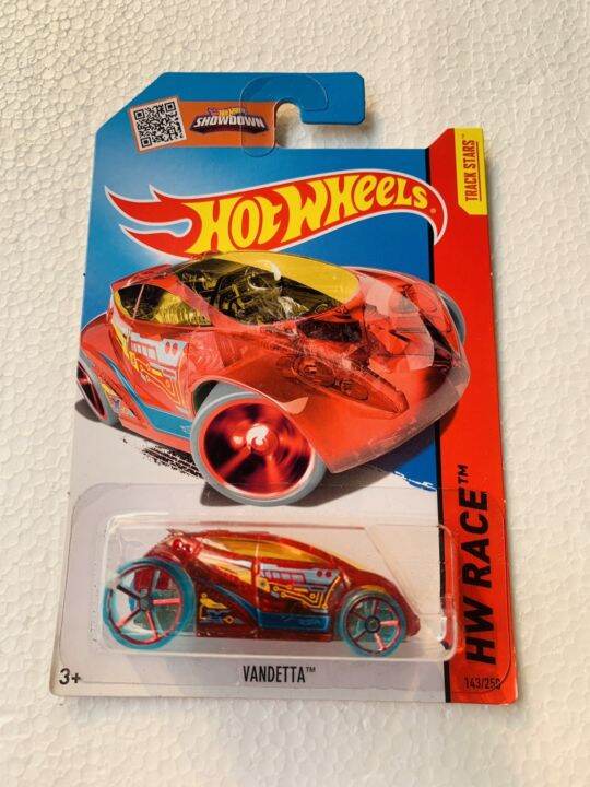 HOTWHEELS HOT WHEELS VANDETTA MERAH HW RACE SKALA 1 : 64 I DIECAST ...