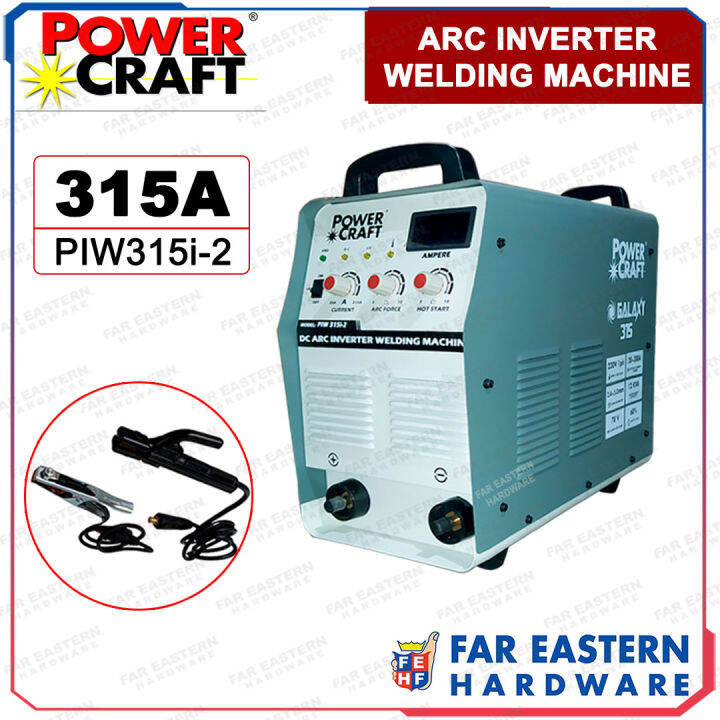 POWERCRAFT Arc Inverter Welding Machine 315A PIW315i-2 | Lazada PH