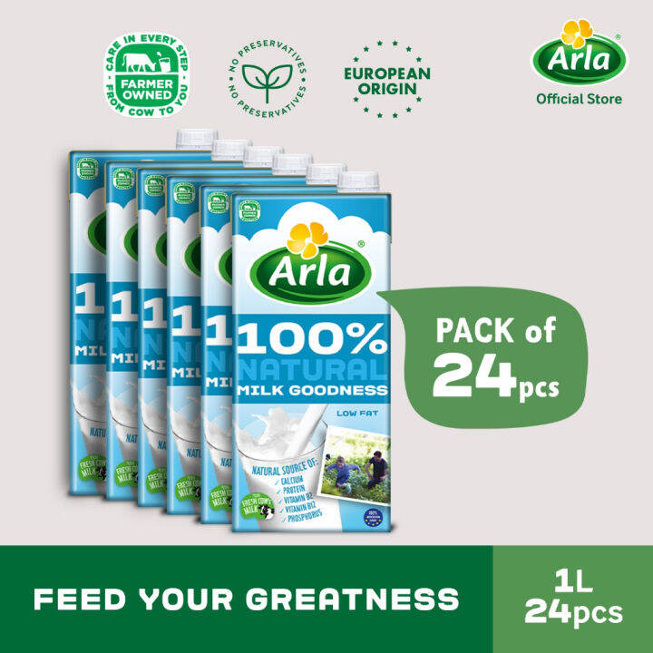 Arla Low Fat Milk 1L 24-Pack | Lazada PH