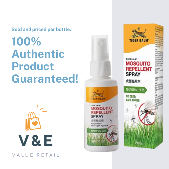 Tiger Balm Mosquito Repellant Spray, 60ml | Lazada PH