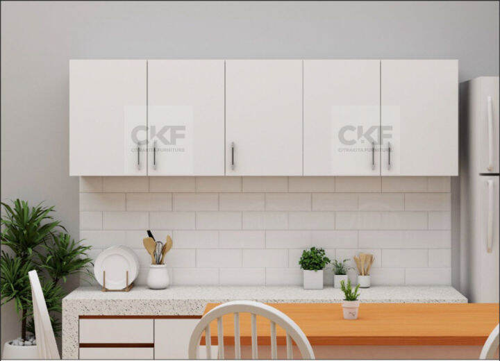 KITCHEN SET ATAS MINIMALIS RAK DAPUR GANTUNG LEMARI DAPUR LEMARI ...