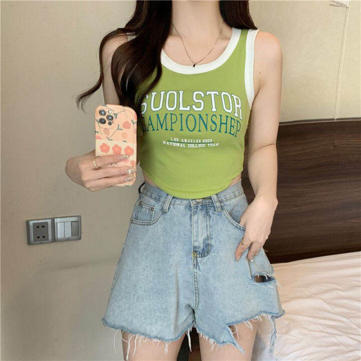 Tanktop Atasan Wanita Import 100% (Suilstor T132) Tank top Crop top Cup ...
