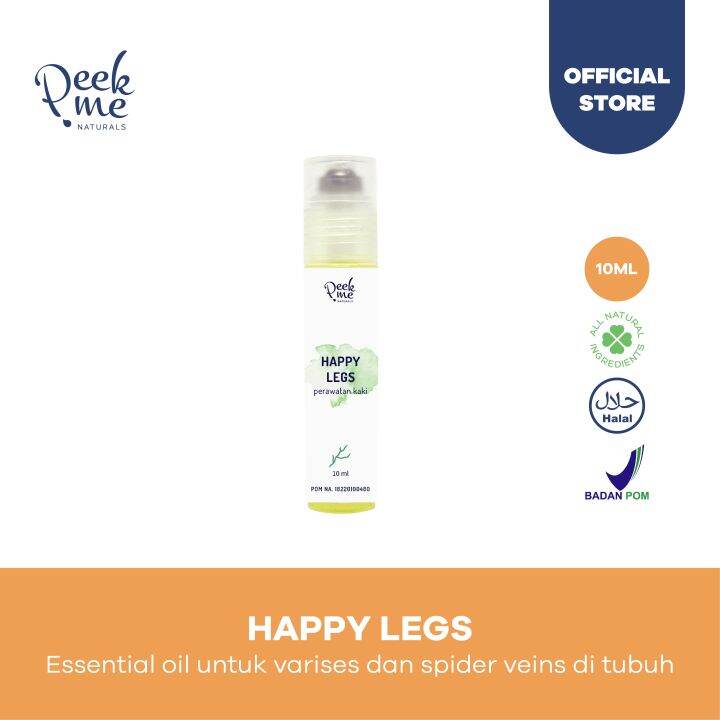 Happy Legs (Bye Bye Spider Veins) Peek Me Naturals oil obat anti varises spider veins | Lazada ...