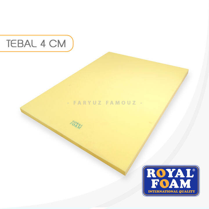 Faryuz - BUSA ROYAL FOAM Tebal 4cm Lembaran 150x200cm Busa Surpet/Kasur ...