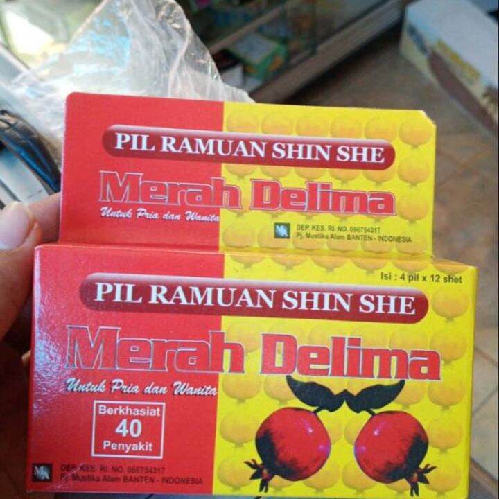 Obat 40 Penyakit Pil Ramuan Shin she Merah Delima (Asli Ijin Depkes) 1 ...