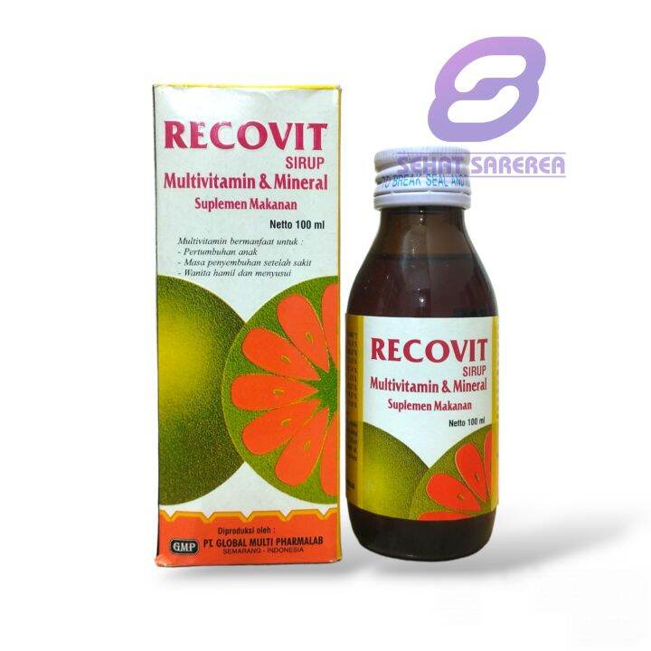Recovit Sirup 100 ml Multivitamin Dan Mineral | Lazada Indonesia