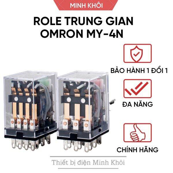 [mẫu Mới 2022] Rơ Le Trung Gian 8 Và 14 Chân Omron 220v Rơle Trung