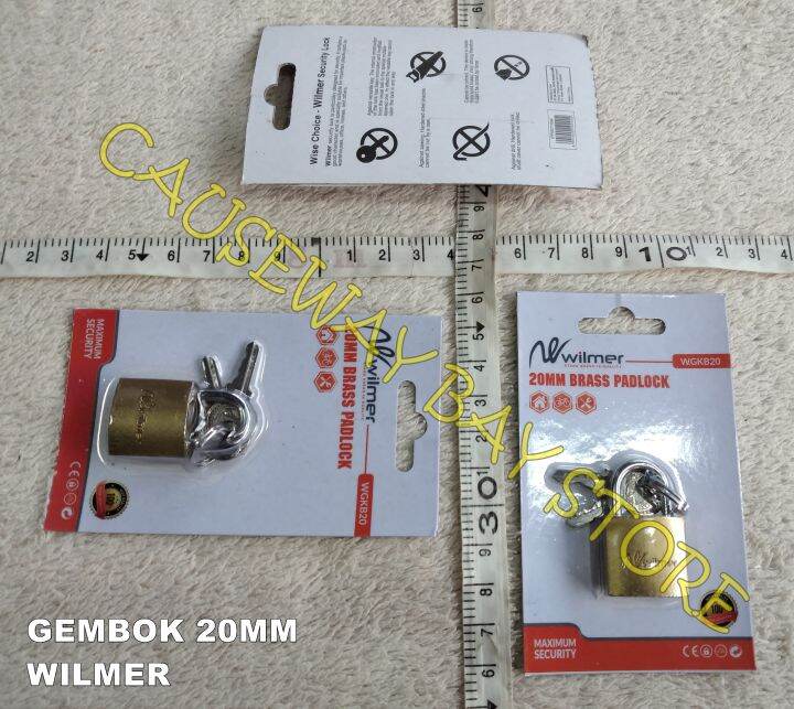 GEMBOK KUNING 20MM WILMER | Lazada Indonesia