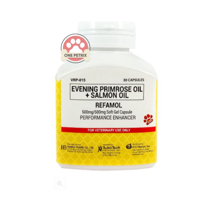 Refamol Performance Enhancer for Dogs and Cats (Evening Primrose Oil ...