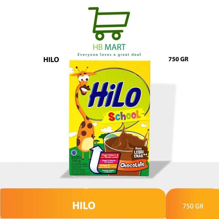 Susu Bubuk Hi Lo / Susu HiLo School Chocolate 750 gr | Lazada Indonesia