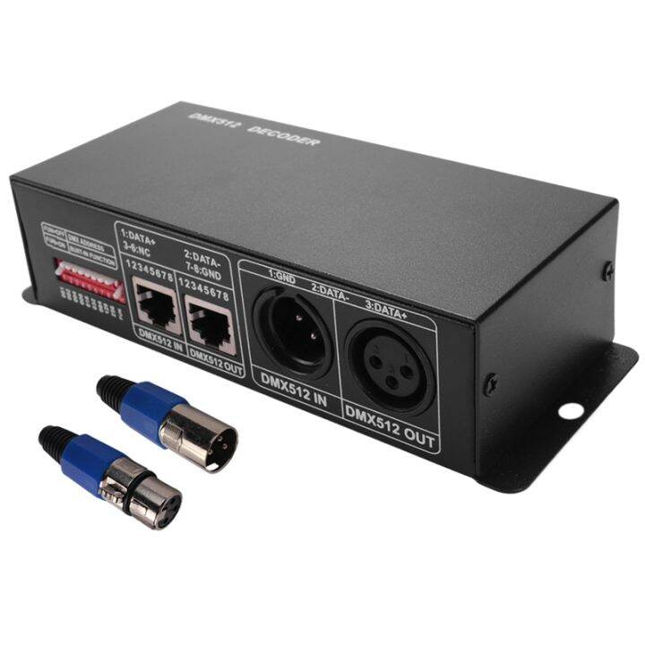 3CH DC12-24V RGBW DMX 512 Decoder LED Controller RGB LED DMX512 Decoder, DMX512-3CH | Lazada PH