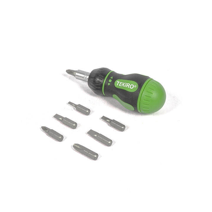TEKIRO OBENG RATCHET SET 7 IN 1 STUBBY /OBENG CEBOL RATCHET SET 7IN1 ...