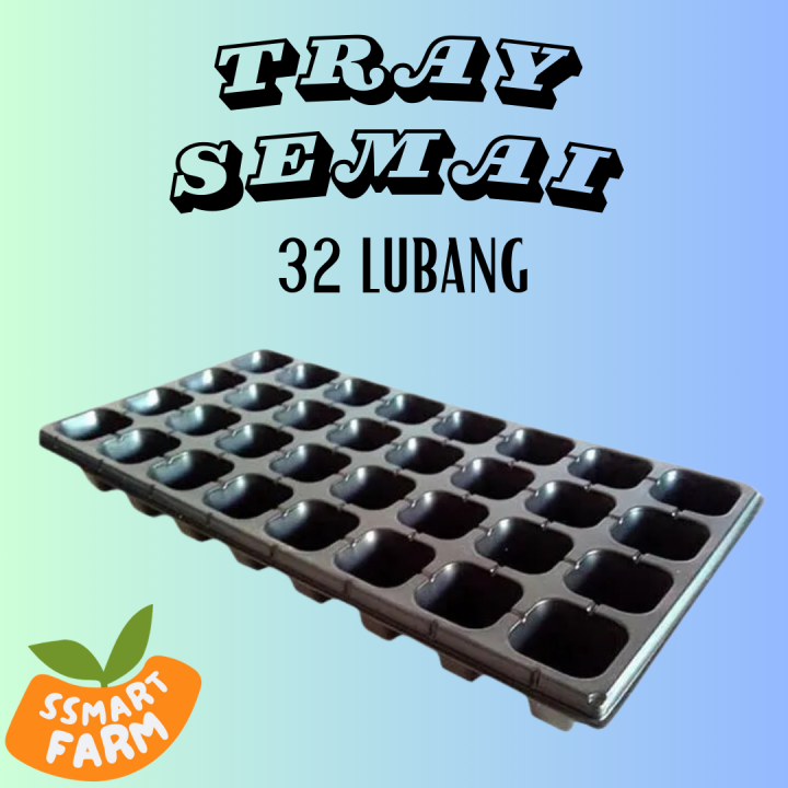 Tray Semai Benih Kualitas Super Bahan Tebal 32 LUBANG | Lazada Indonesia