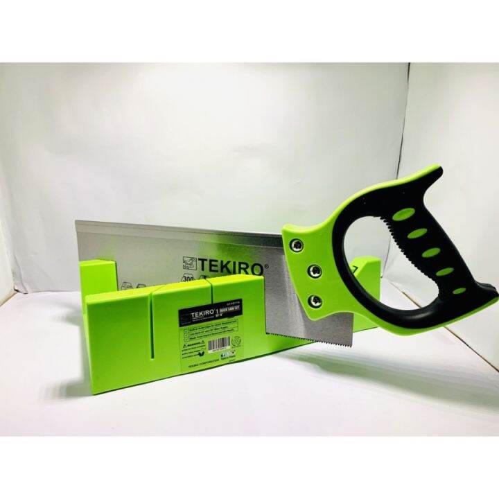 TEKIRO gergaji pigura sudut 12inch back saw set ORIGINAL | Lazada Indonesia