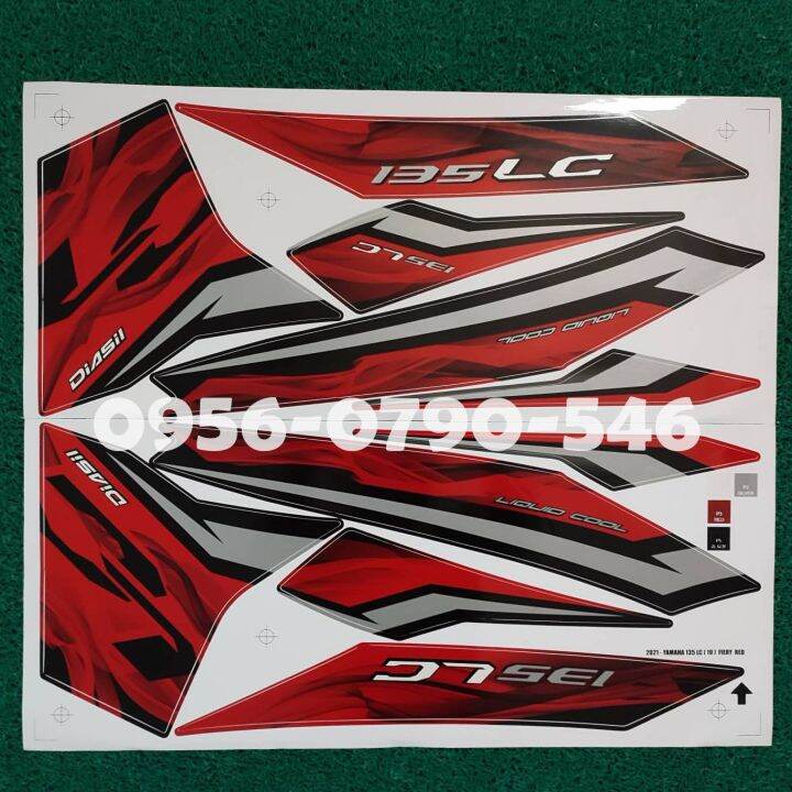 YAMAHA SNIPER Mx135 FIERY RED Stock Decal/Sticker | Lazada PH