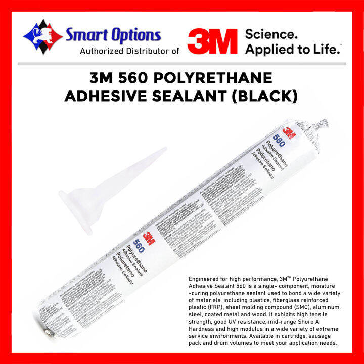 3m 560 Polyurethane Adhesive Sealant BLACK | Lazada PH