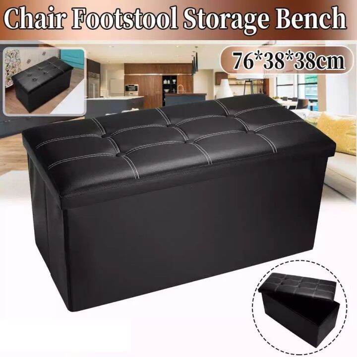 OTTOMAN Rectangular | Square storage stool sit adult sofa folding ...