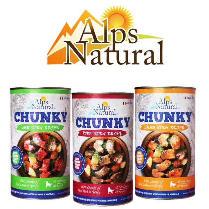 ALPS NATURAL CHUNK CAN FOOD 415g | Lazada