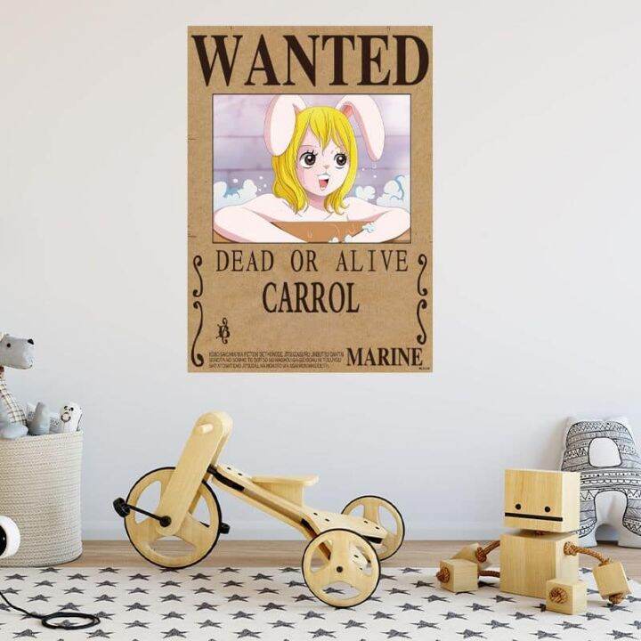 DEAD OR ALIVE WANTED Poster One Piece Luff Wanted Anime Manga Brand: My ...