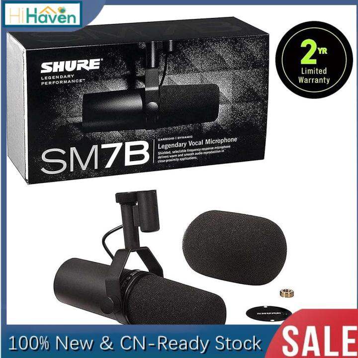 SM-7B Shure SM7B Cardioid Dynamic Vocal Microphone Live Recording Voice ...