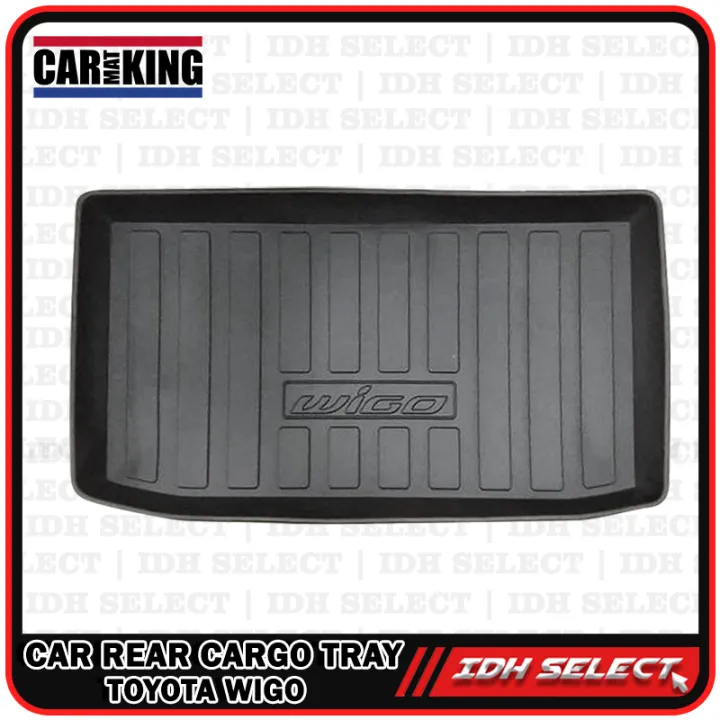 CARMATKING Toyota Wigo Trunk Tray Mat 2012 - 2021 | Car Cargo Rear ...