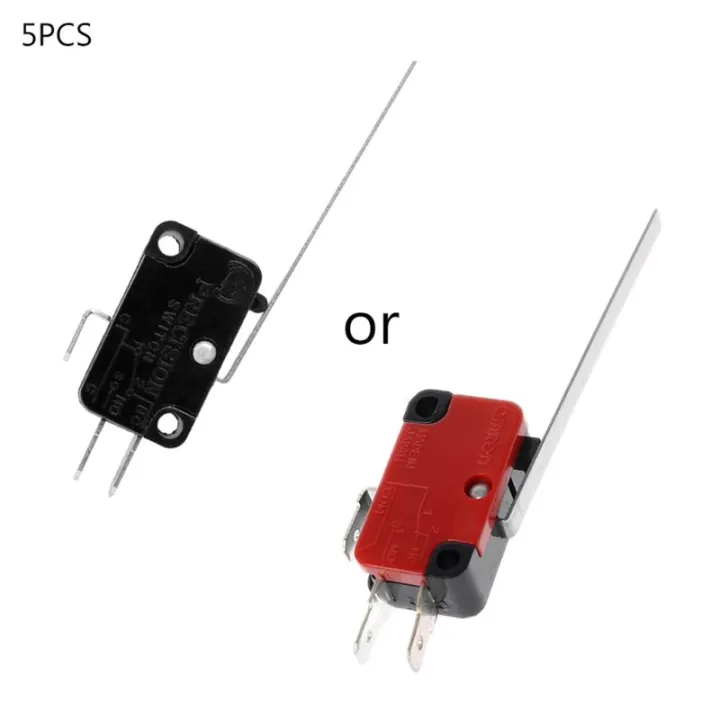 【HJ-CES Store】NEW 5pcs KW7-9 Long Straight Hinge Lever Type SPDT Micro ...