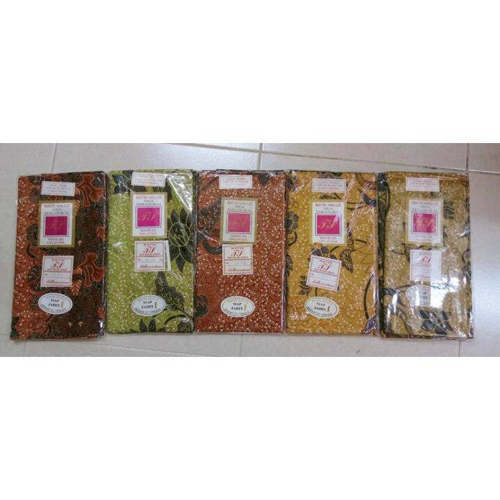 KAIN BATIK 3 SERANGKAI kain batik (random design) kain batik siap jahit ...
