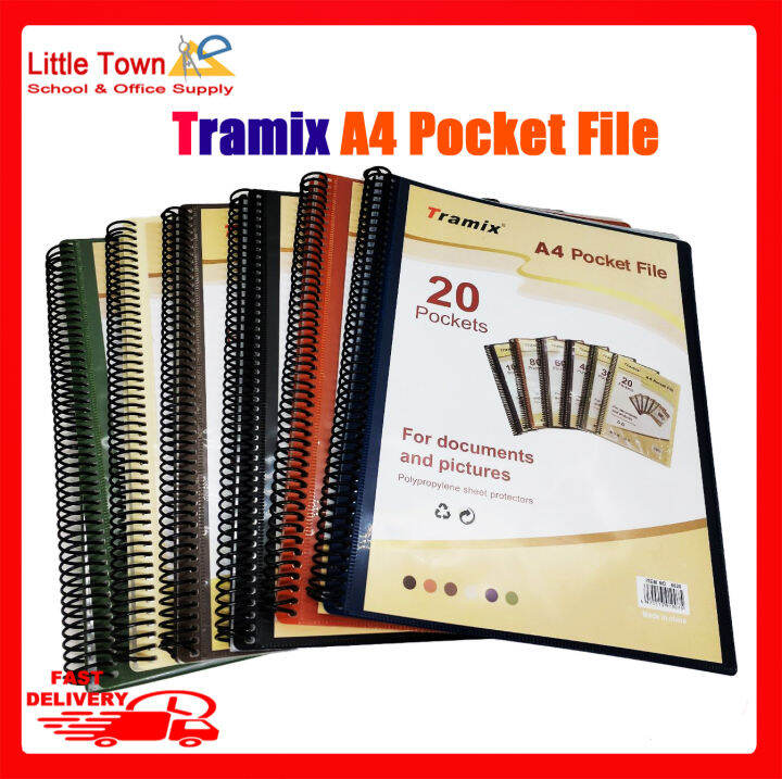 Tramix Clearbook A4 size Refillable Clearbook | Lazada PH
