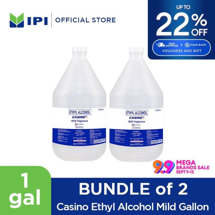 Casino Ethyl Alcohol Mild Gallon [Bundle of 2] | Lazada PH