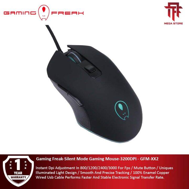 Gaming Freak-Silent Mode Gaming Mouse-3200DPI - GFM-XX2 | Lazada