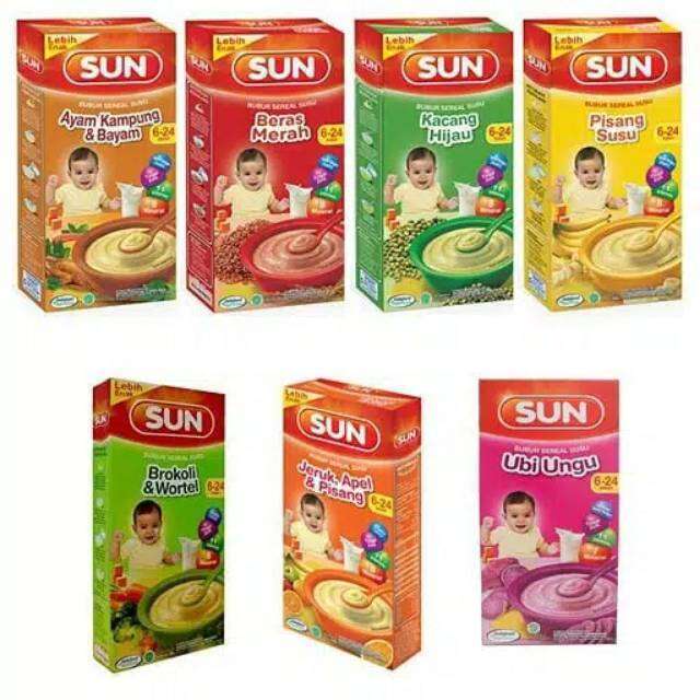 Promo !! Bubur Sun 120gr kemasan box 6+ | Lazada Indonesia