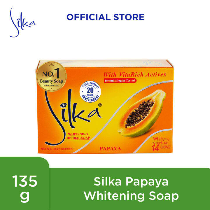 Silka Papaya Soap 135g | Lazada PH