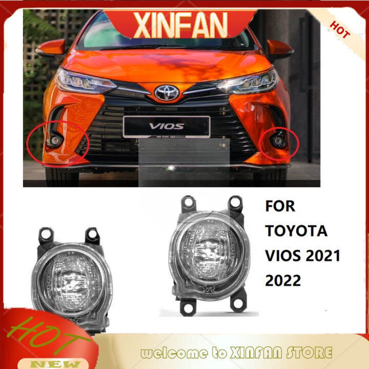 XINFAN Front Bumper Fog Light Lamp foglight foglamp LED FOR toyota vios ...