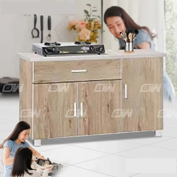 4 Feet Gas Cooker Cabinet With Mosaic Top / Cooking Cabinet / Kitchen ...