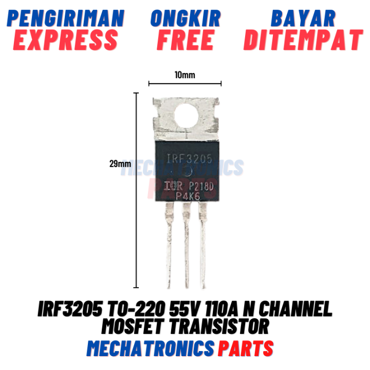 IRF3205 IRF3205PBF TO-220 55V 110A N CHANNEL MOSFET TRANSISTOR BF03 | Lazada Indonesia