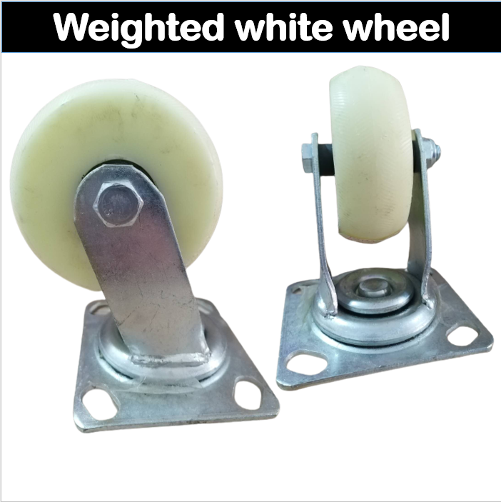 B&NE 4" 5" 6" Weighted white wheel | Lazada PH