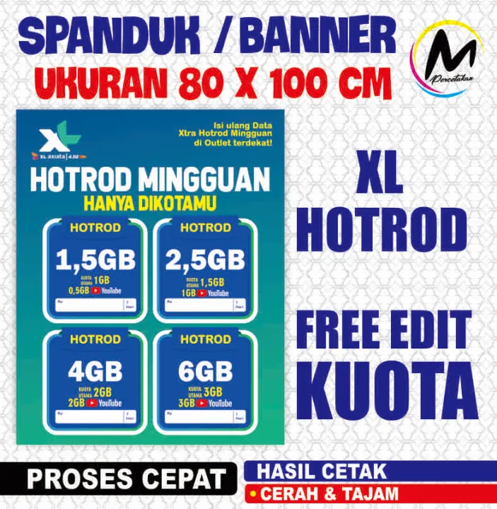 Cetak Banner Konter Spanduk XL | Lazada Indonesia