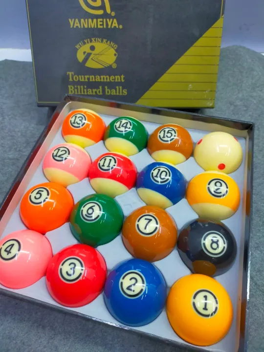 1 SET YANMEIYA TV PRO BILLIARD BALL/BOLA NG BILYARAN/BILLIARD ...
