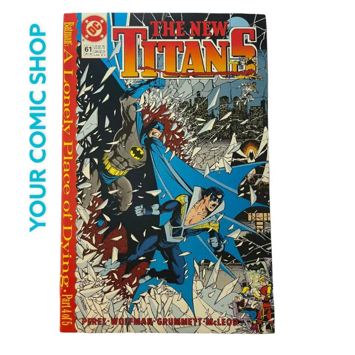 New Teen Titans 61 Published Dec 1989 by DC Comic Book Written by Marv ...