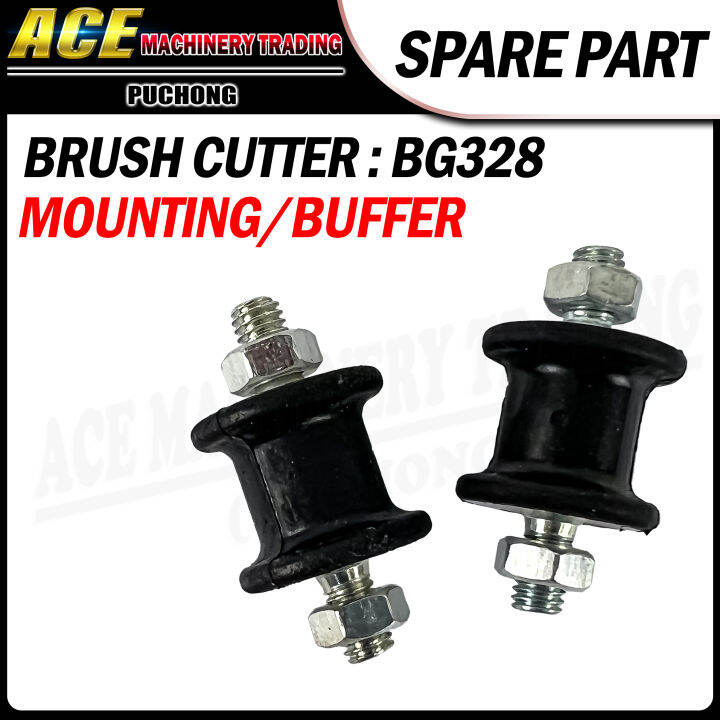 Brush Cutter BG328 Heavy Duty Mounting Rubber Tapak Getah Mounting ...