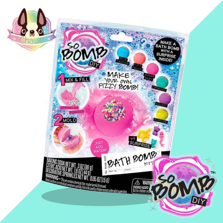 🌈 พร้อมส่ง 🌈 ชุดทำบาธบอมเซอร์ไพรส์ 🔴🔵🟢 So Bomb DIY 🎉 | Lazada.co.th