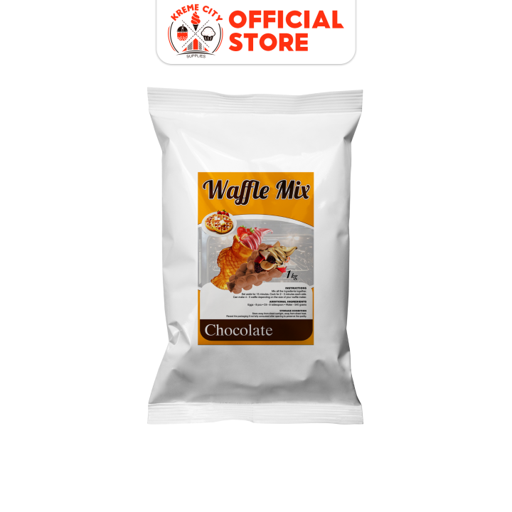 TOP Creamery Chocolate Waffle Powder Premix 1kg | Lazada PH